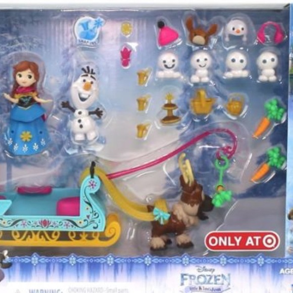 Hasbro | Toys | Disney Frozen Anna Friends Sleigh Ride W Sven | Poshmark
